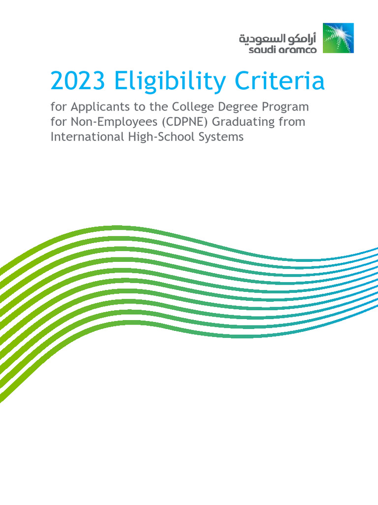 2023 Eligibility Criteria | PDF