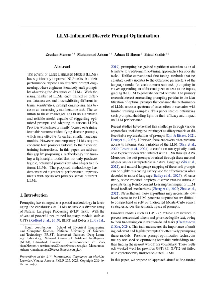 68 LLM Informed Discrete Promp | PDF | Computational Neuroscience | Artificial Intelligence