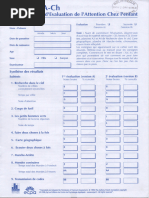 Questionnaire Conners Version Enseignant | PDF