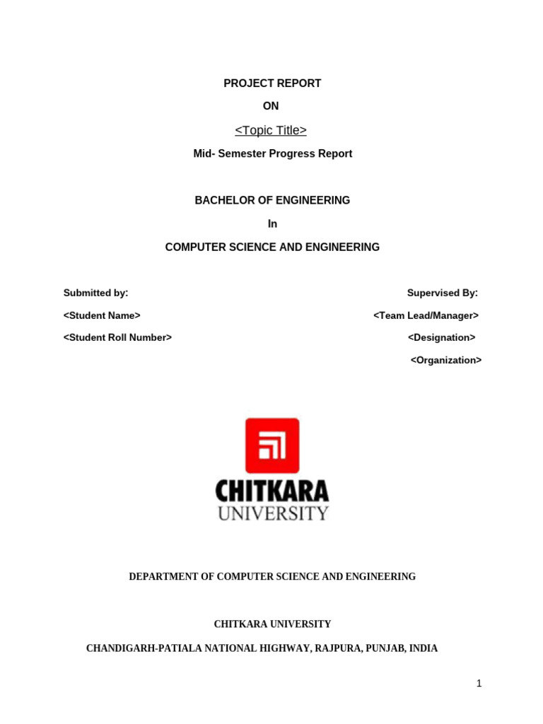 Mid-Term Project Report | PDF