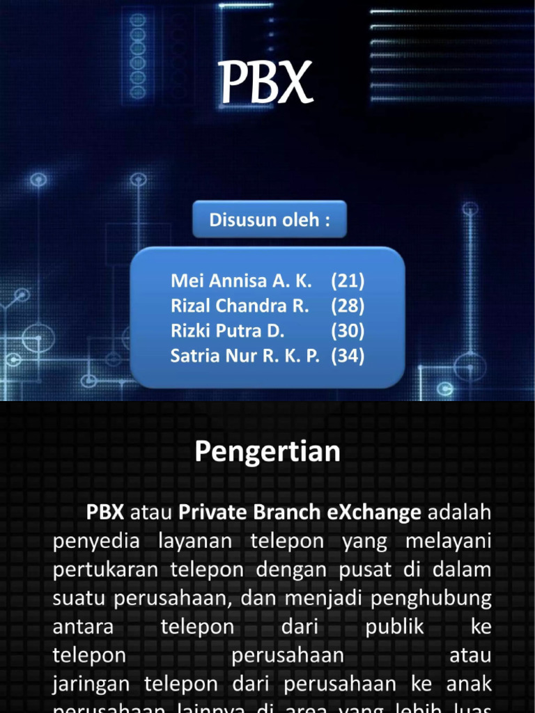 Mengenal PBX | PDF