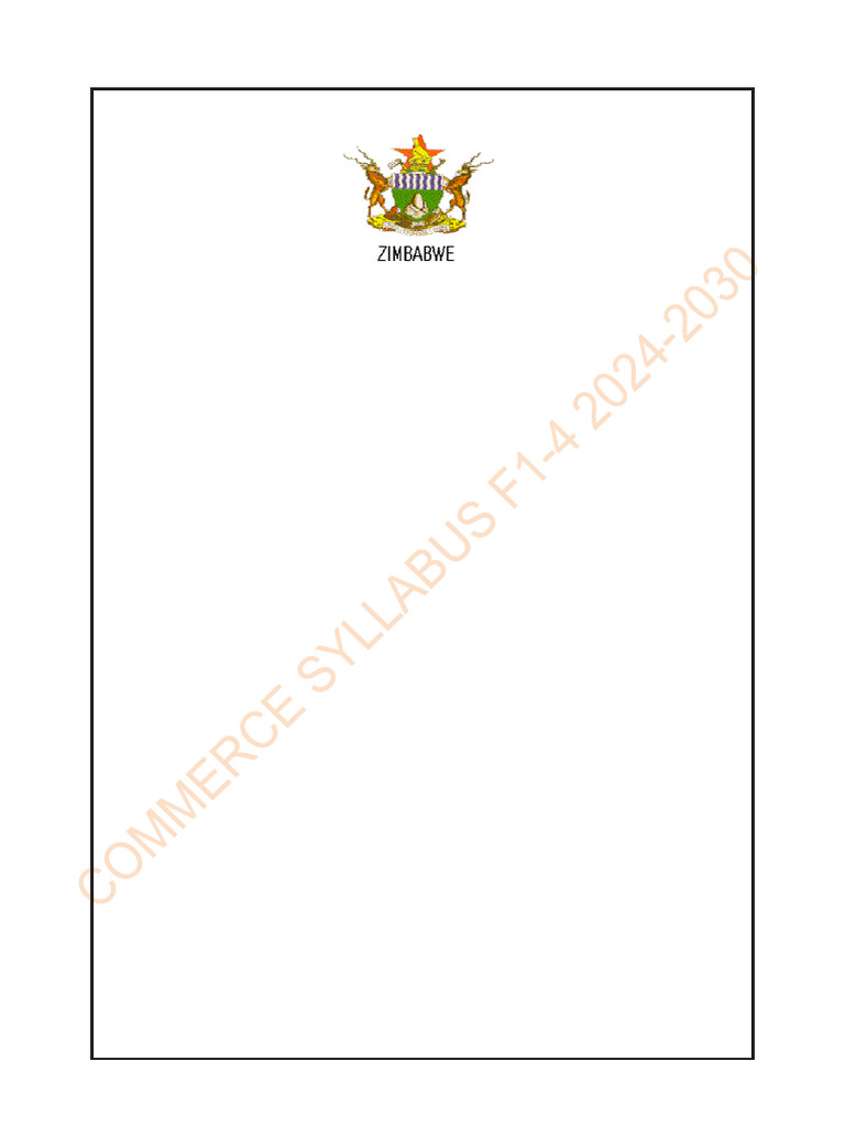 Commerce Form 1-4 | PDF | Educational Technology | Learning