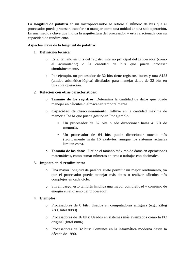 Microprocesador | PDF | Poco | Microprocesador