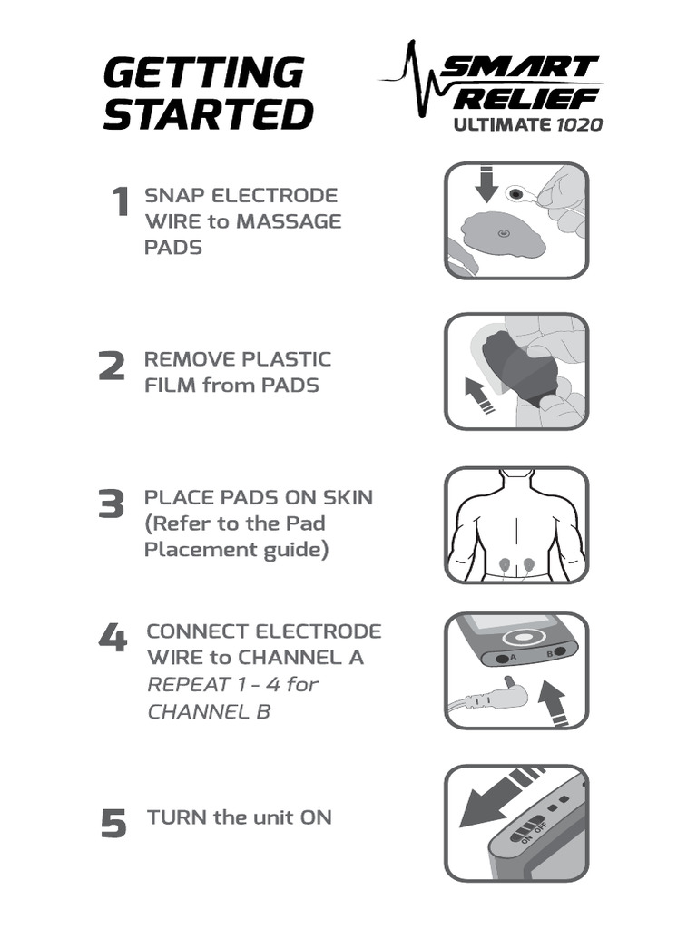 SR 1020 Quick Start Quide User Manual | PDF | Massage | Clinical Medicine