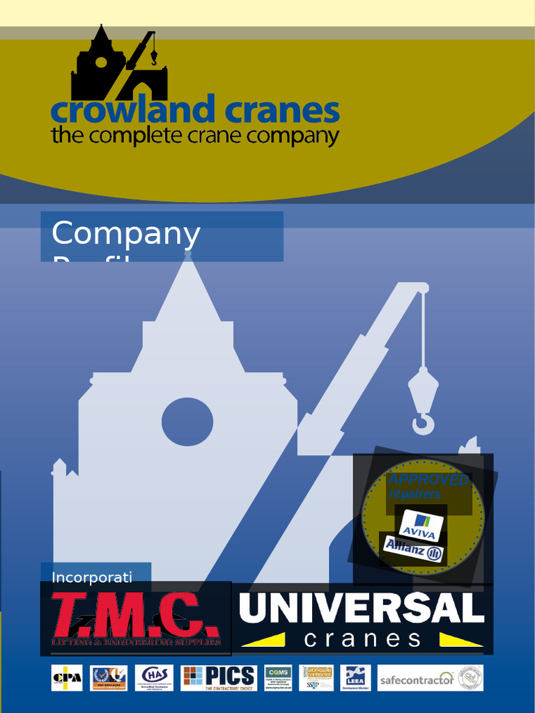 Crow Land Cranes Brochure | PDF | Crane (Machine) | Vehicles