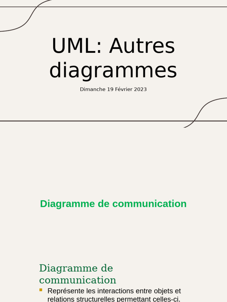 UML DCollaboration Transition Activite Composants Deploiement | PDF | Serveur (Informatique ...