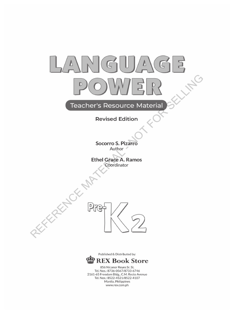 Language Power PRE-K2 | PDF | Learning | Differentiated Instruction