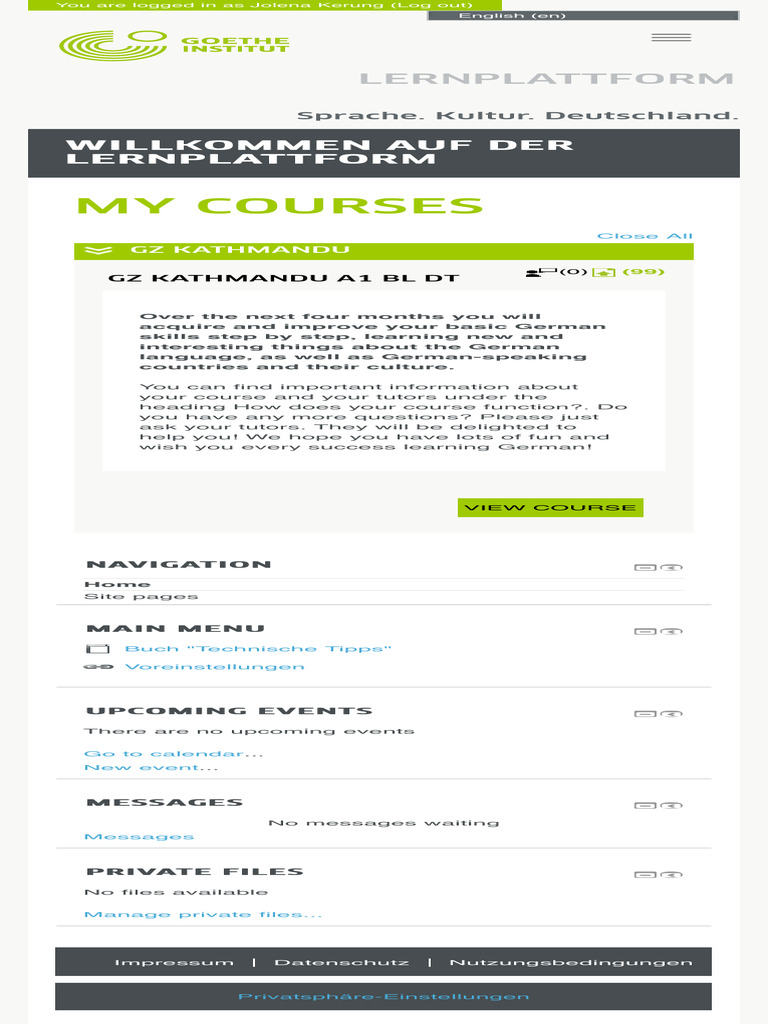 German Learning Platform Guide | PDF