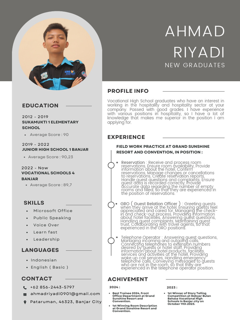 Ahmad Riyadi - CV_20250112_230733_0000 | PDF