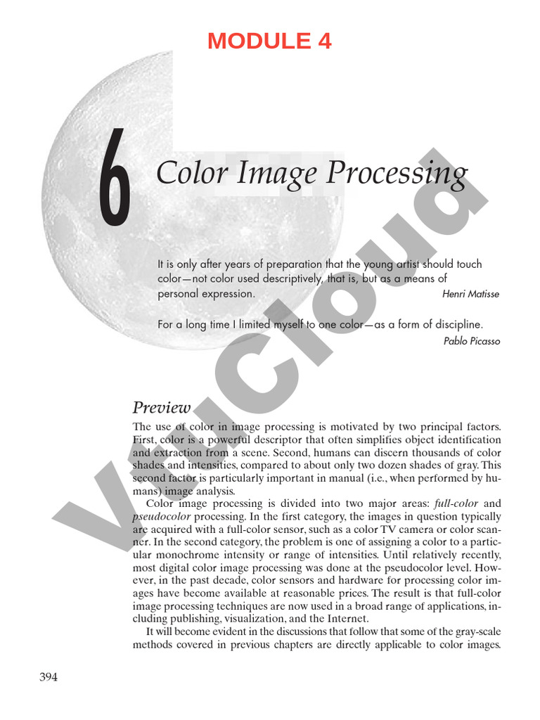 21CS732 Module 4 Textbook | PDF | Rgb Color Model | Color