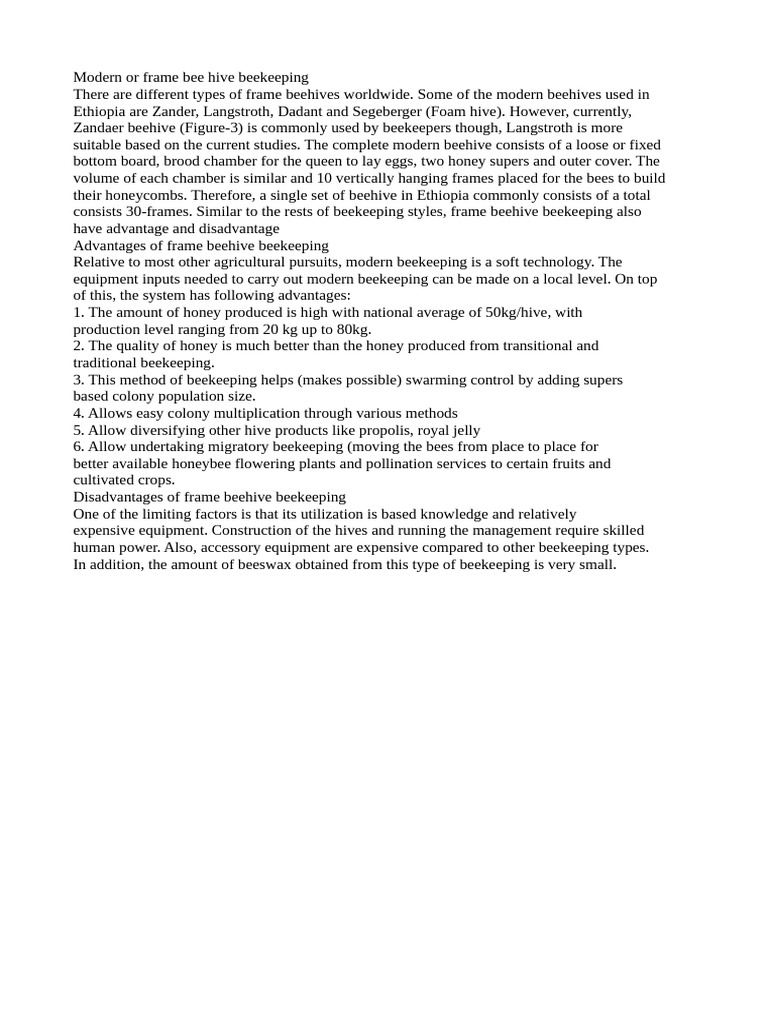 Modern Beekeeping | PDF