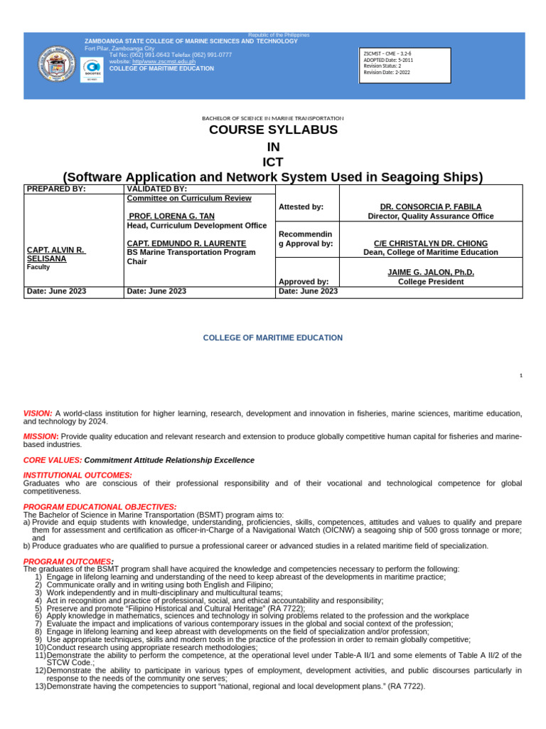 ICT-SYLLABUS-PART-C | PDF | Educational Assessment | Troubleshooting