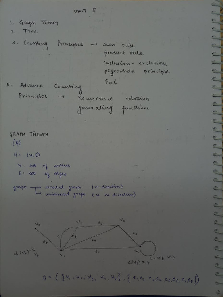 Discrete Unit 5 - Graph | PDF