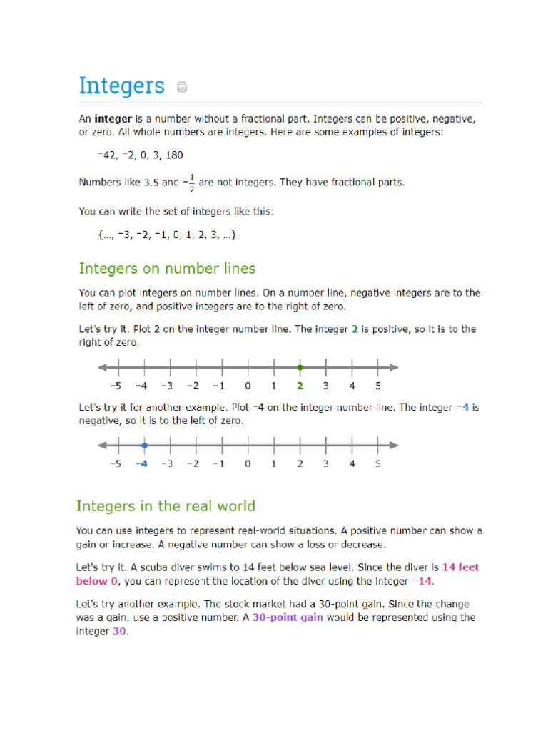 Integers 2024 | PDF