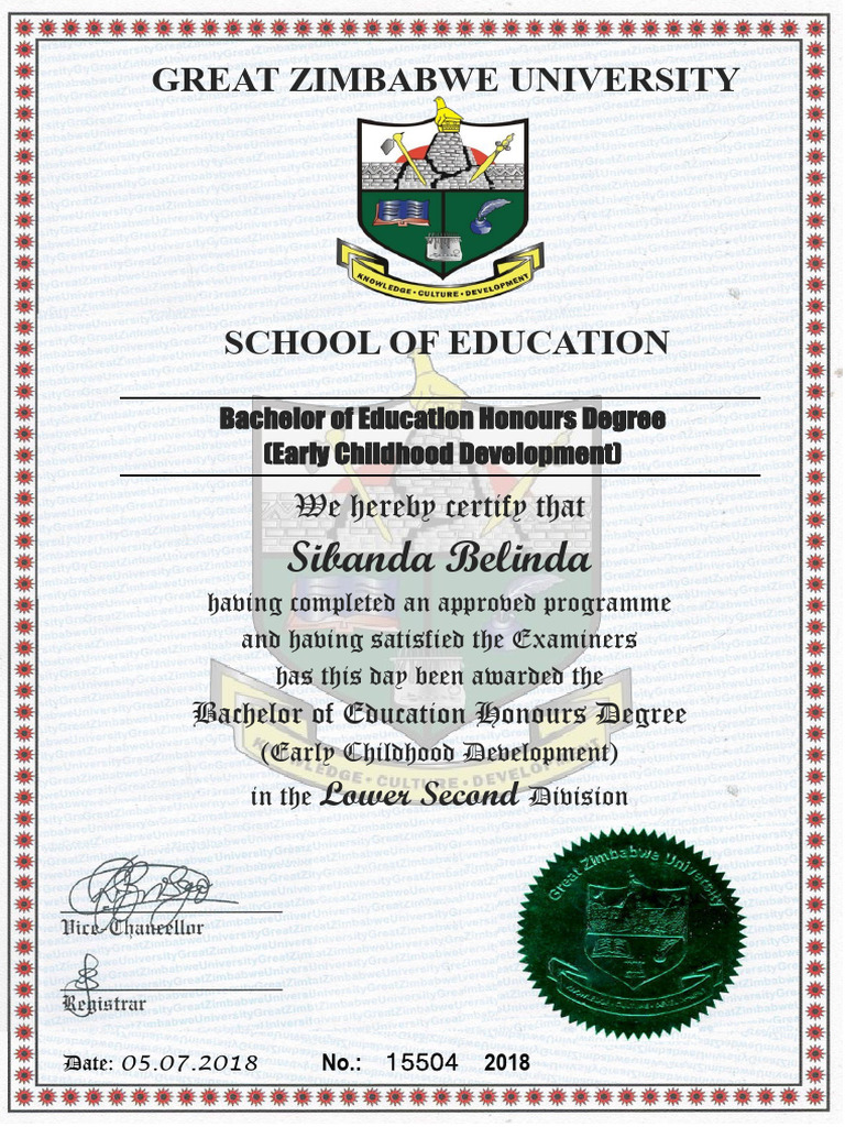 ECD Degree | PDF