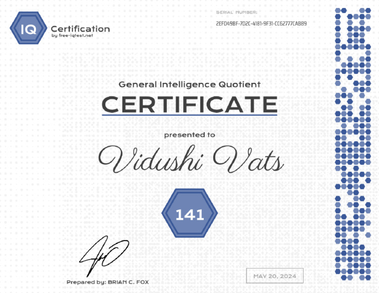 IQ Test Result | PDF