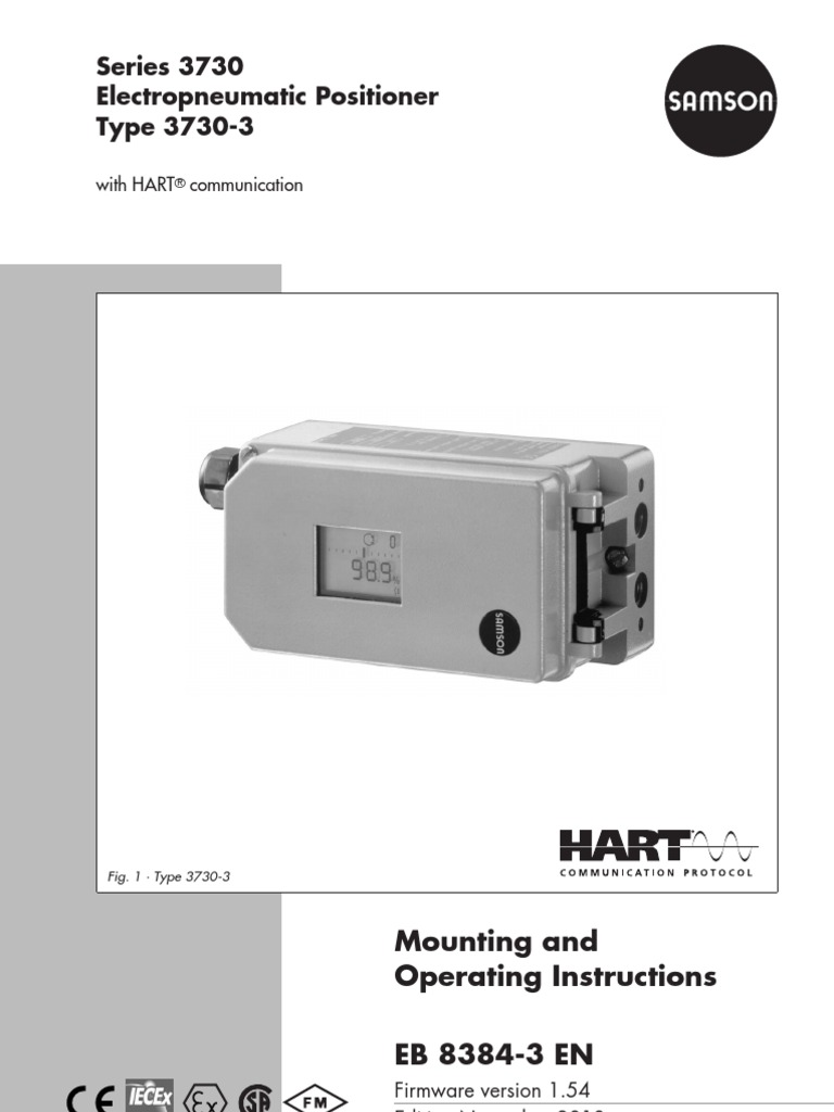 Samson Manual | PDF | Valve | Switch