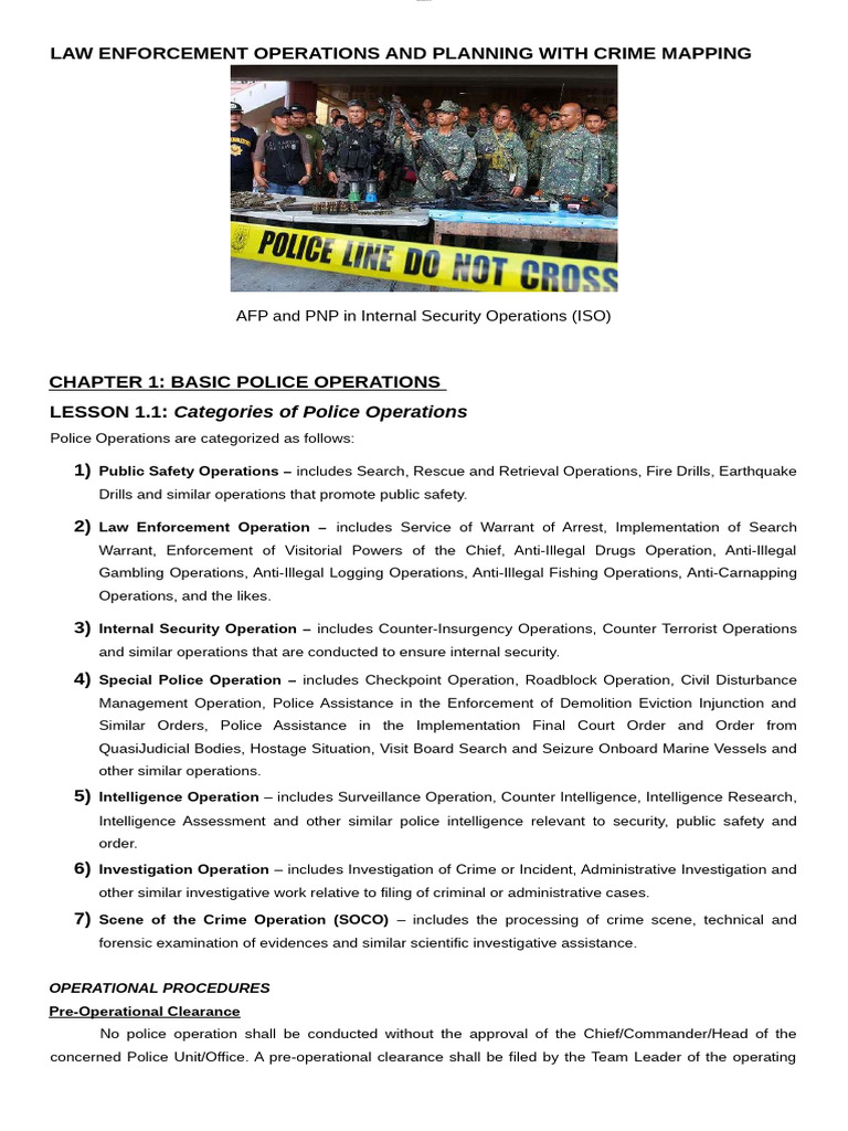 Law Enforcement With Crime Mapping | PDF | Search Warrant | Search And ...