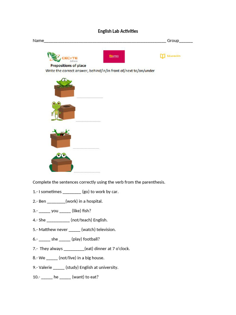 English Lab 2 Partial | PDF
