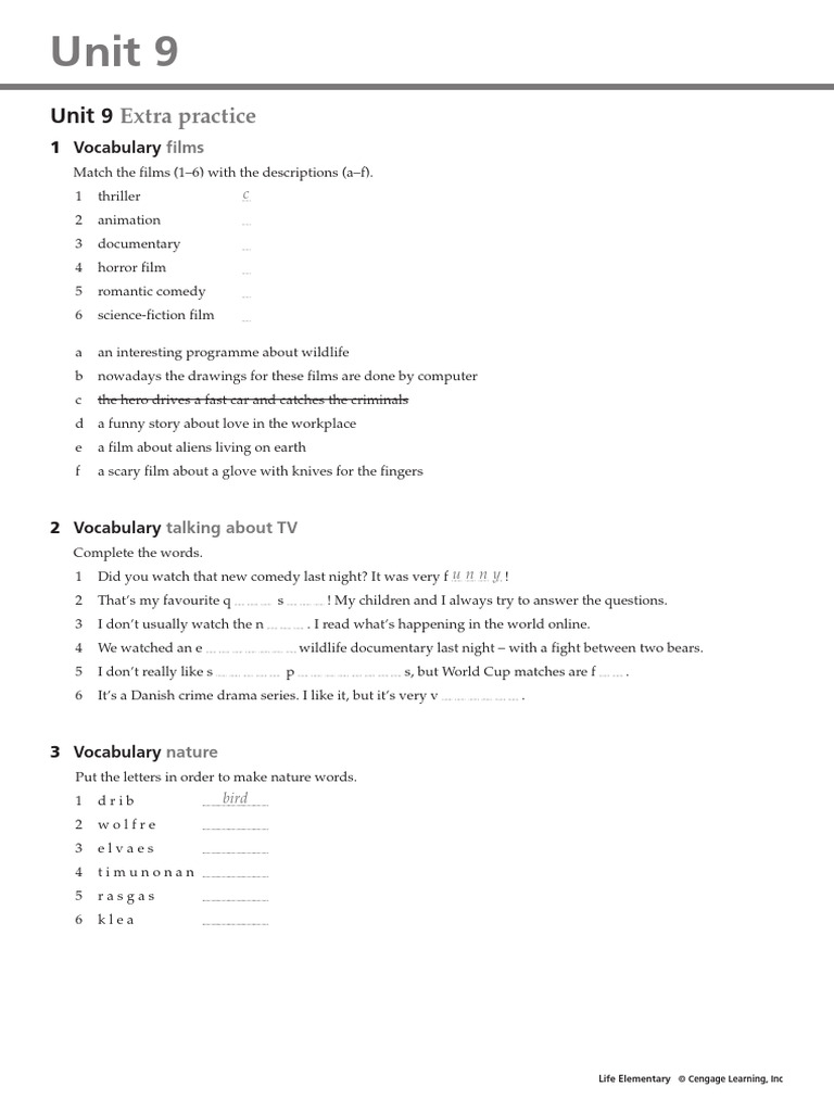 Extra Practice Unit 9 - 240205 - 221232 | PDF