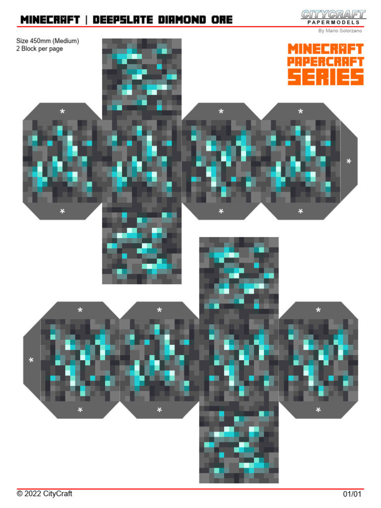 Blocks Ore Deepslate Diamond | PDF