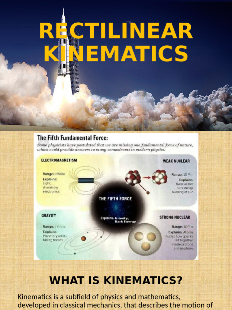 Lesson 3 - Rectilinear Kinematics | PDF | Acceleration | Velocity