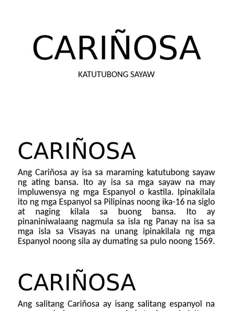 CARIÑOSA | PDF