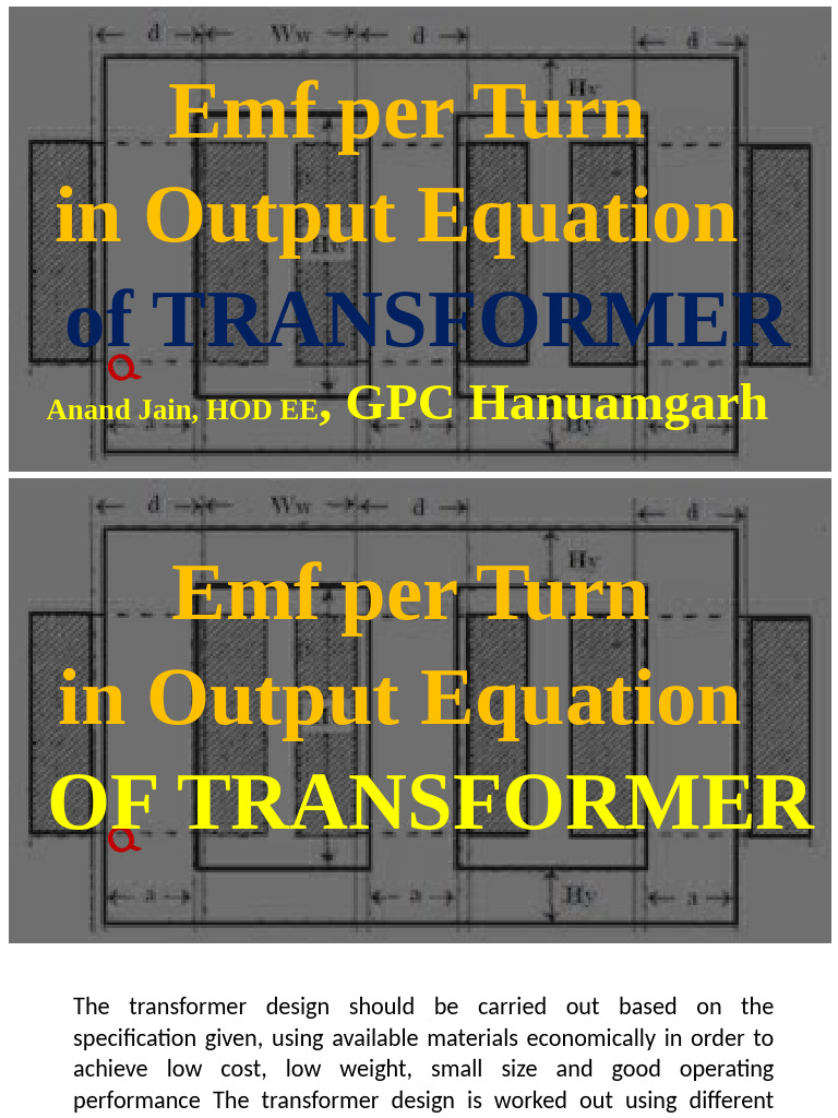 output equation | PDF | Transformer | Electric Power Distribution