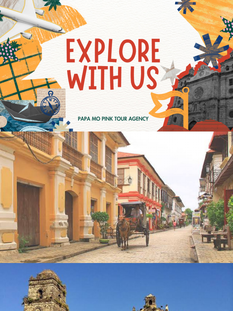 Colorful Vibrant Scrapbook Philippines Travel Presentation PDF | PDF