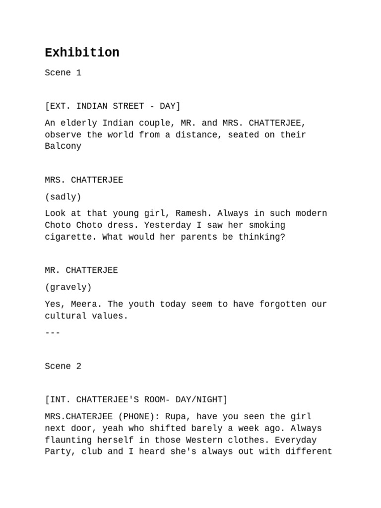 EXHIBITION SCRIPT | PDF | Clothing