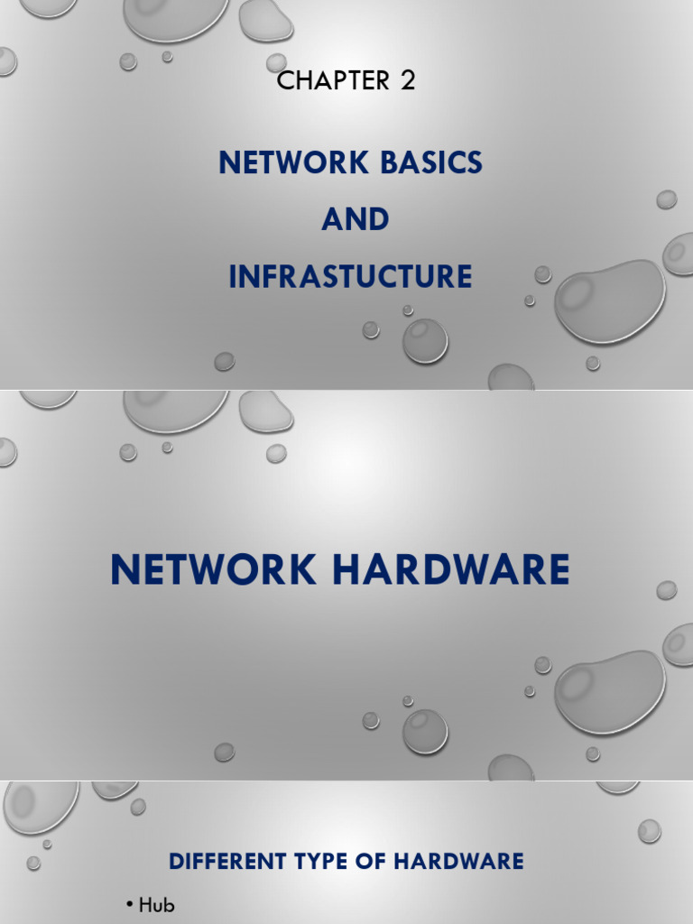 Chapter2-Hardware Devices | PDF | Computer Network | Network Switch