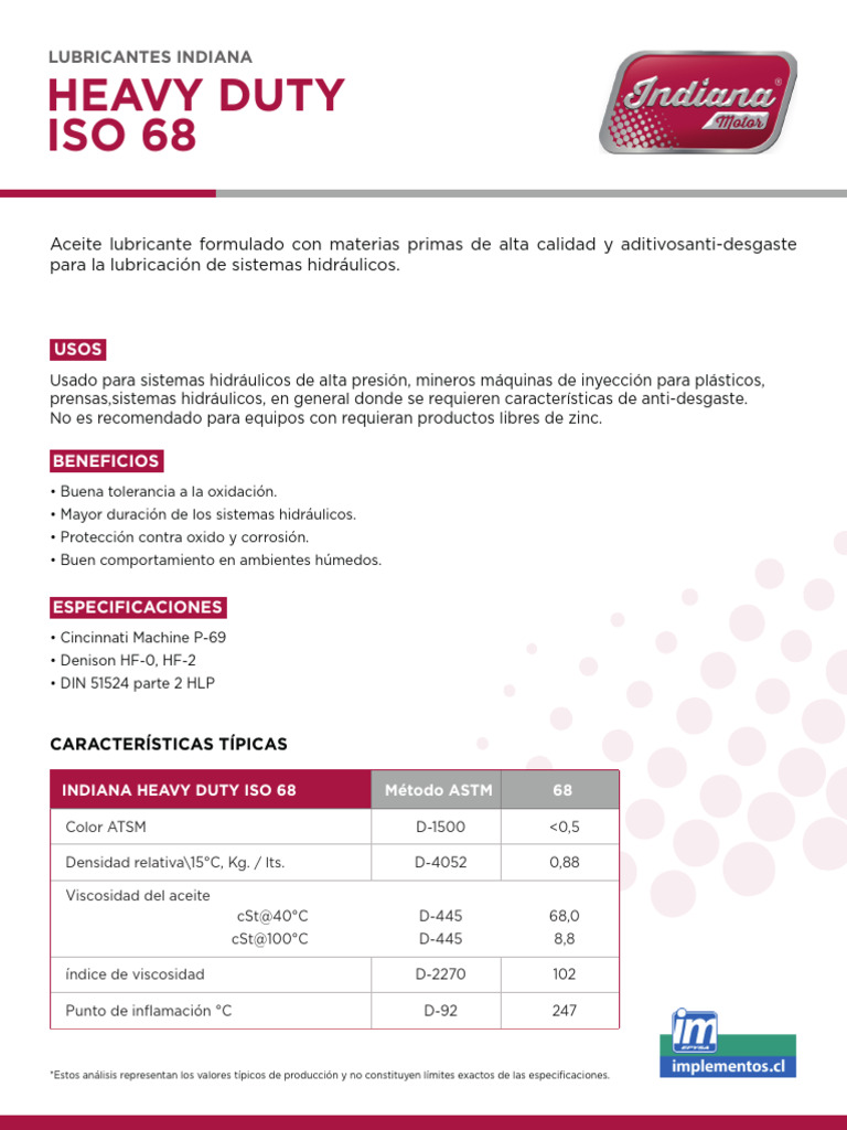 H Duty Hidra 68 | PDF