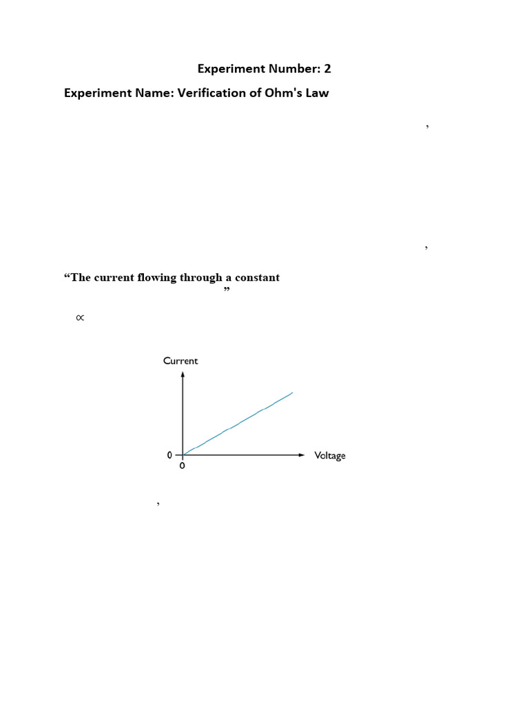 Experiment Number 2 Eec | PDF