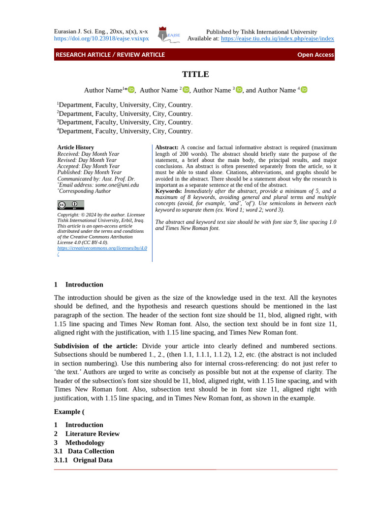 EAJSE-journal-WORD Document Format-V12-09.09.2024 | PDF