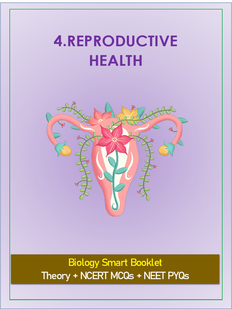4.REPRODUCTIVE HEALTH | PDF | Sexually Transmitted Infection | Birth Control