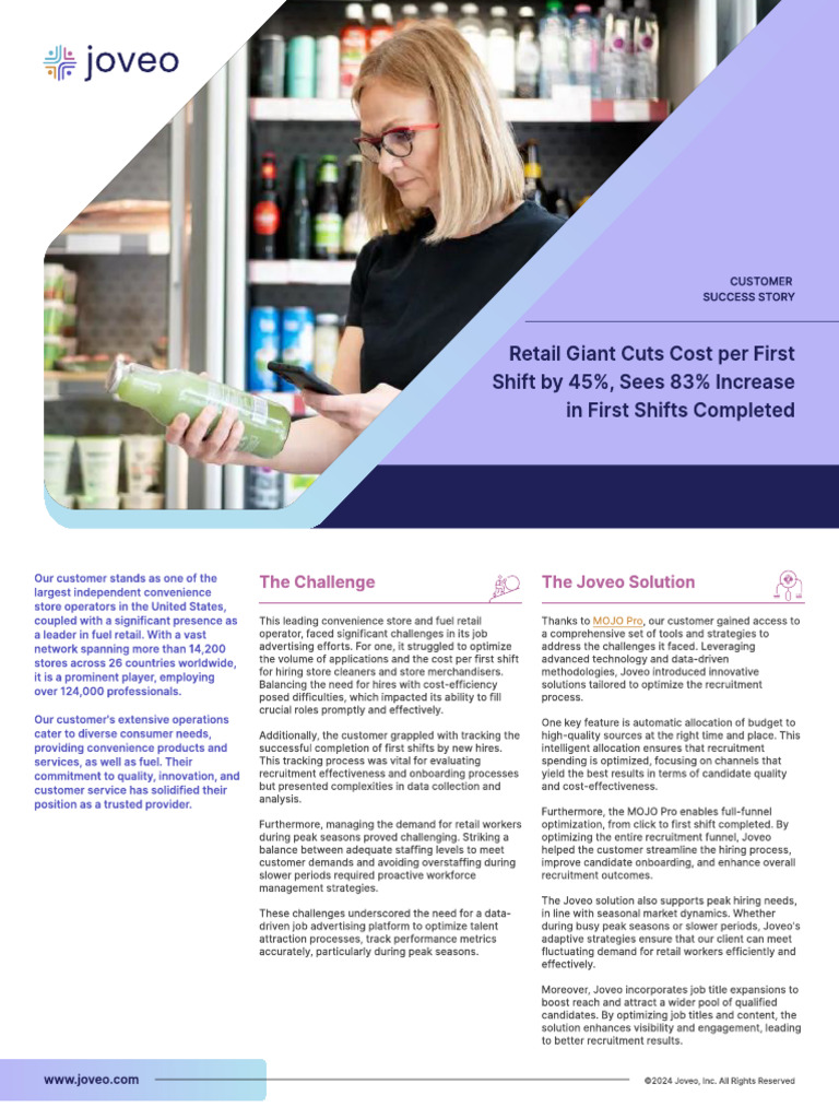 Retail Giant Cuts Cost Per First Shift by 45%, Sees 83% Increase in ...