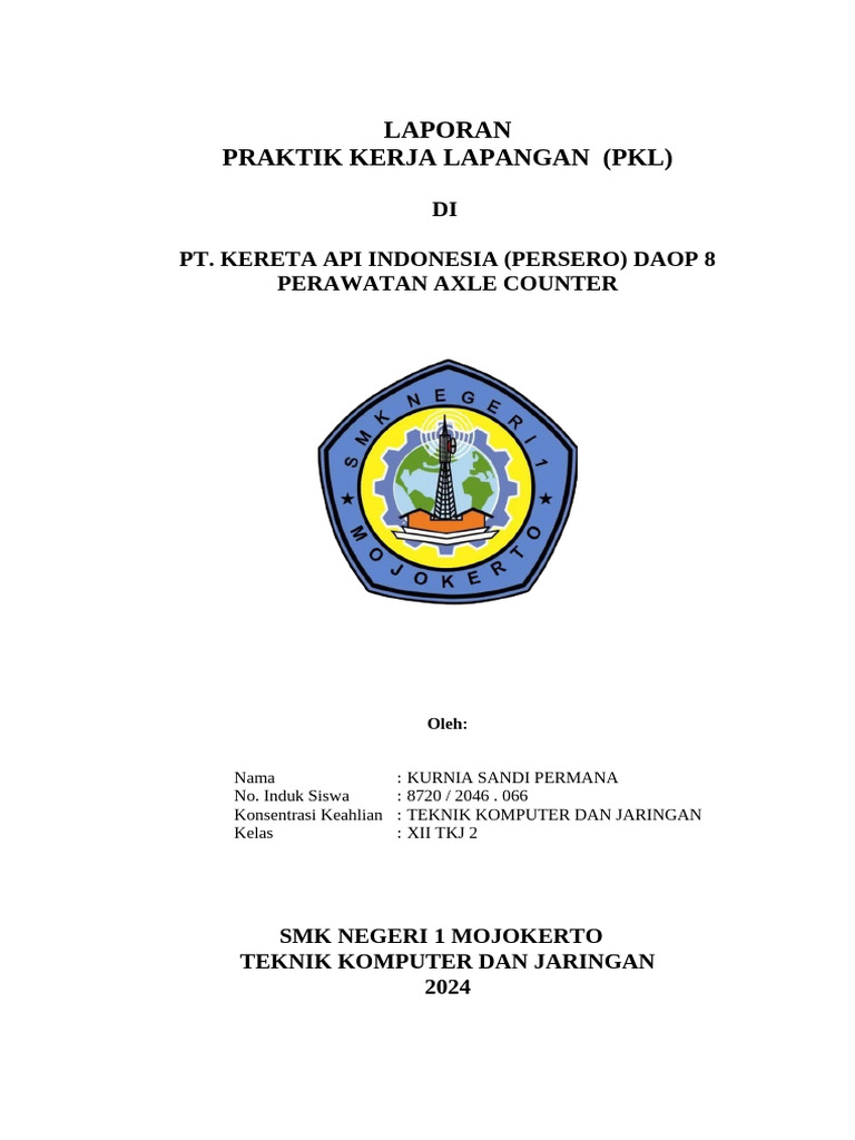 Laporan PKL Perawatan SINTELIS PT KAI | PDF