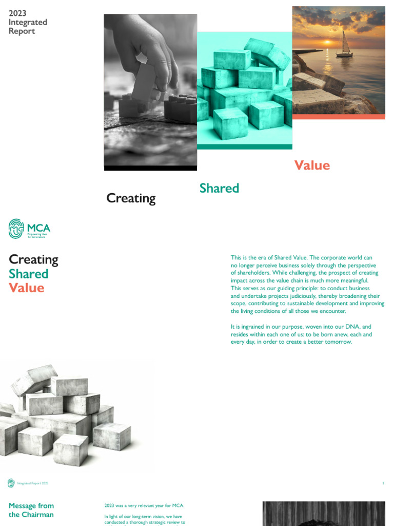 MCA Integrated Report EN v06 HighRes | PDF | Board Of Directors | Infrastructure