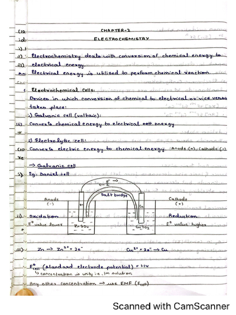 Electro Chem | PDF