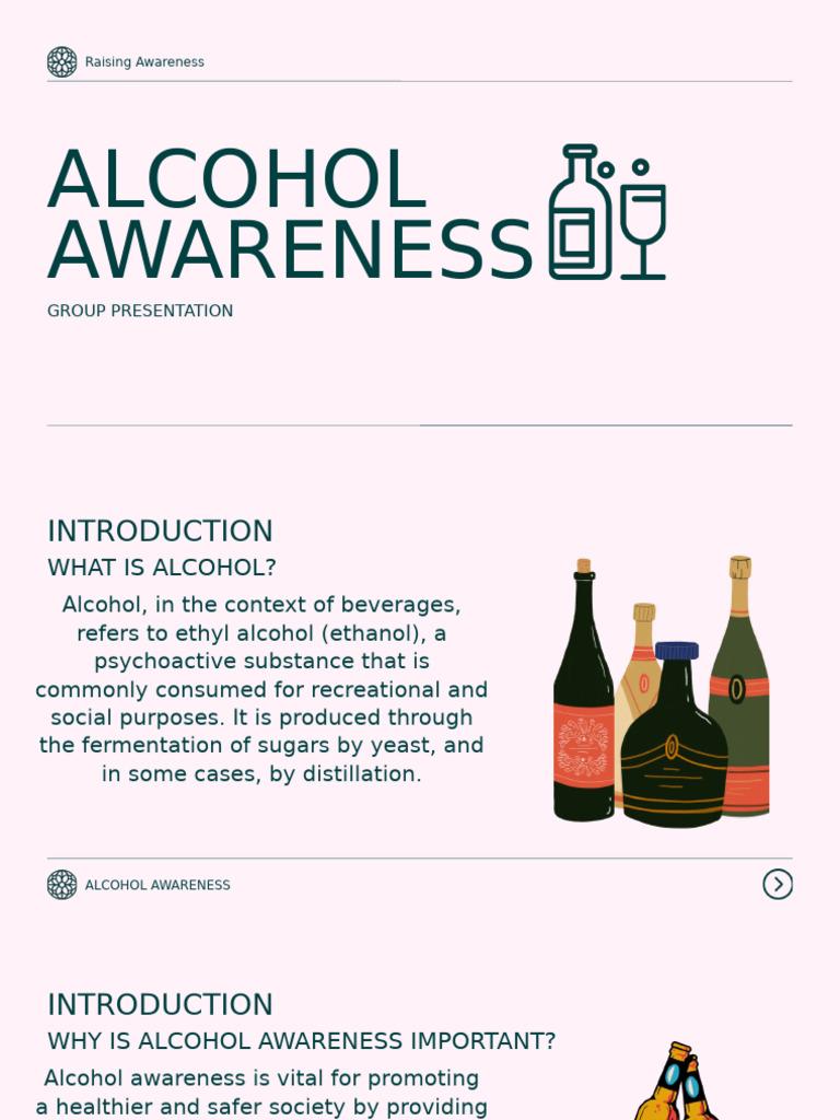 PRESENTATION-ON-ALCOHOL-AWARENESS | PDF | Alcoholic Beverages | Alcoholism