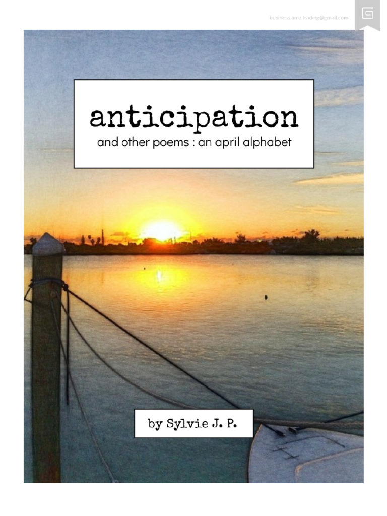 Anticipation - An April Alphabet | PDF | Poetry