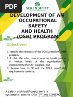 DOLE TEMPLATE Occupational Safety and Health OSH Program | PDF ...
