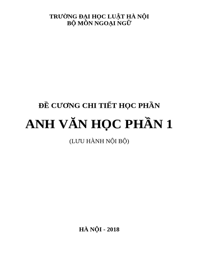 Anh văn HP1-3TC | PDF