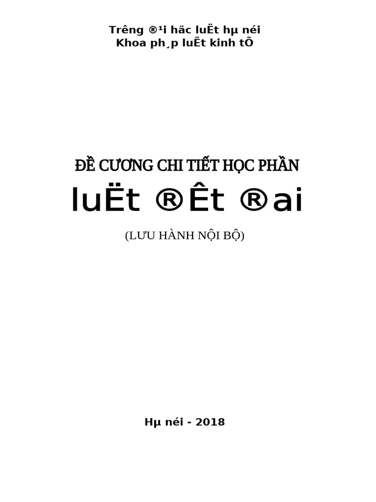 Luat Dat Dai - 3TC | PDF