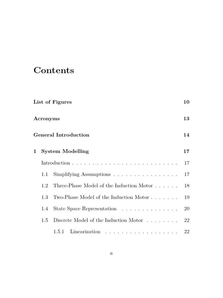 Induction Motor System Modelling | PDF