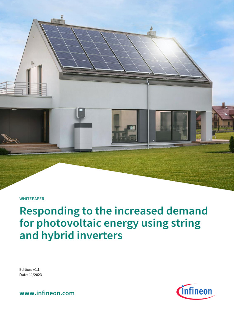 Infineon-Responding To The Increased Demand For Photovoltaic Energy ...