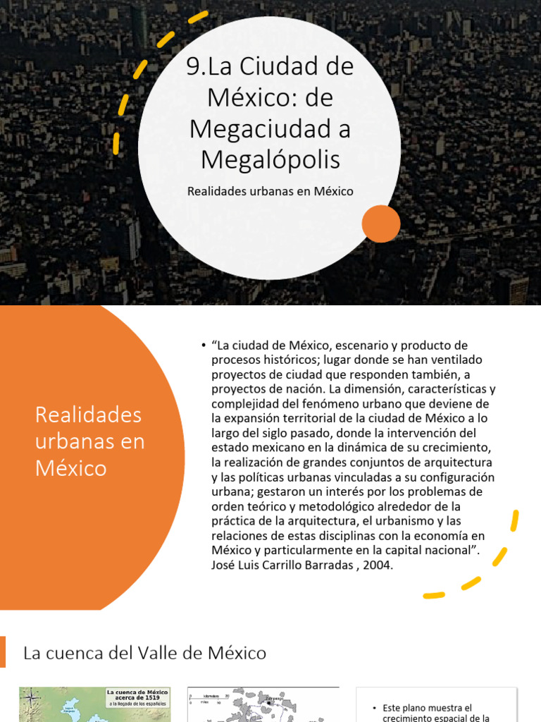 Mexico de Megaciudad A Megalópolis | PDF | México | Ciudad