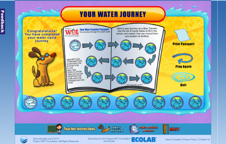 Travel Through The Water Cycle Discover Water Pro | PDF