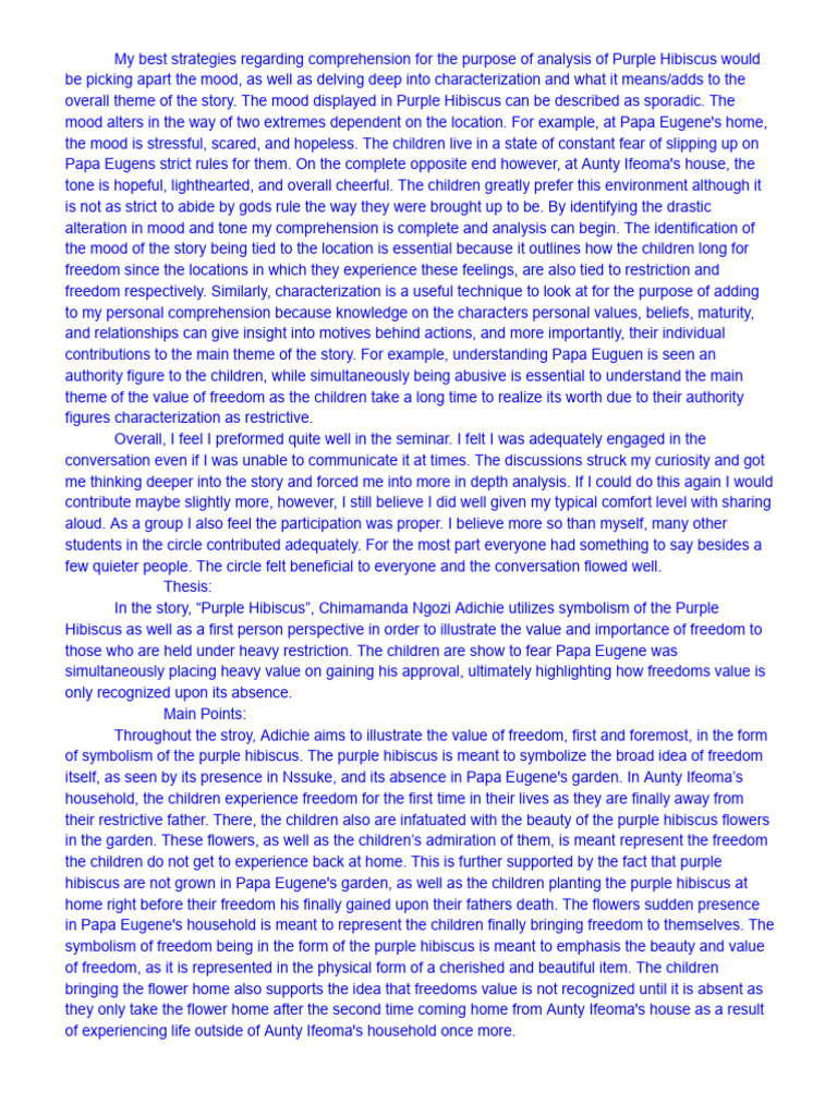 Graysen Master - (Template) Socratic Seminar Reflection | PDF ...