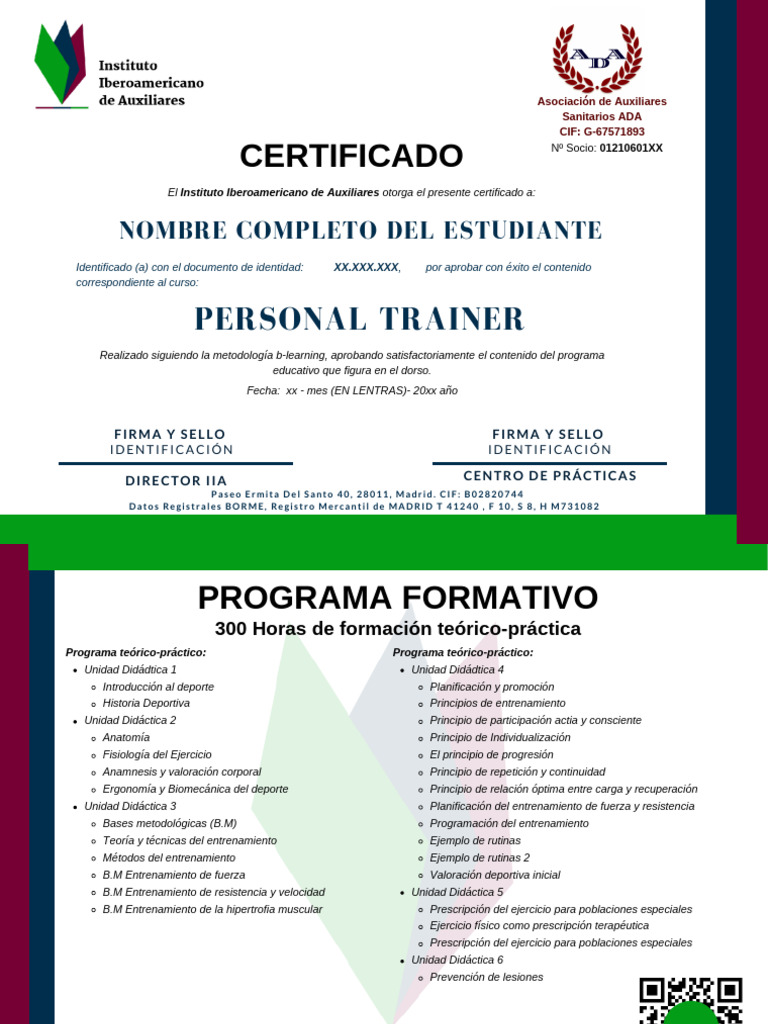 Personal Trainer 2 | PDF | Entrenamiento de fuerza | Ejercicio físico